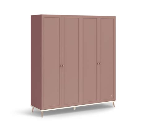 Elegance 4 Kapılı Dolap Çilek Odası
