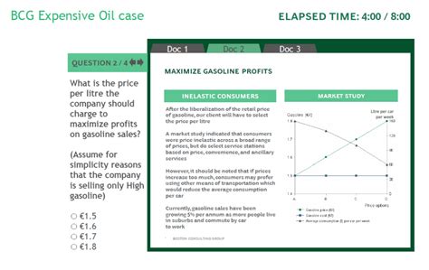 BCG Online Case Practice Examples Preparation Tips