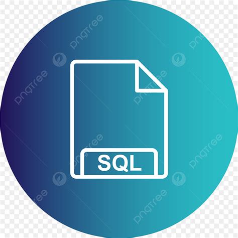 벡터 Sql 아이콘 파일 형식 파일 형식 Png 일러스트 및 벡터 에 대한 무료 다운로드 Pngtree