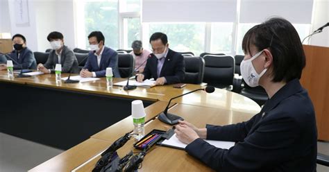 최숙현 선수 사망 사건 관련 대한체육회 방문한 최윤희 차관