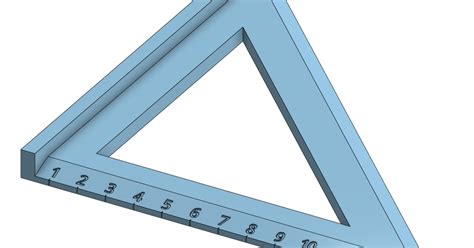 Speed Square 45° And 90° Metric By Kuldar Download Free Stl Model