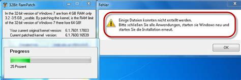 Problem Installing Bit Ram Patch Windows Forums