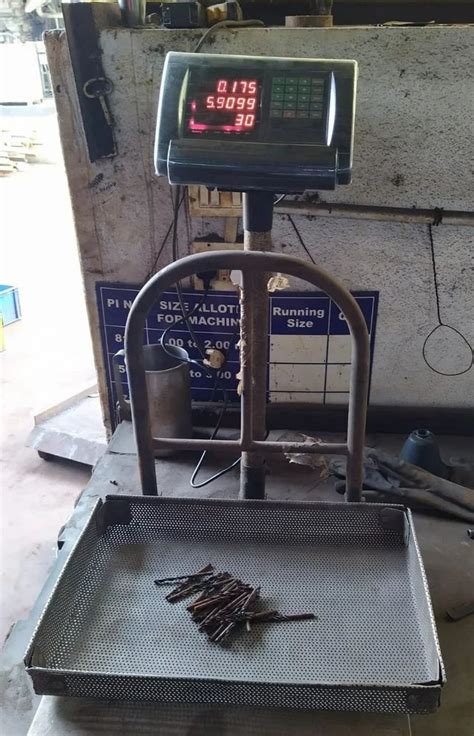 Stainless Steel Floor Mounting Scaletouch Weighing Cum Counting Scale