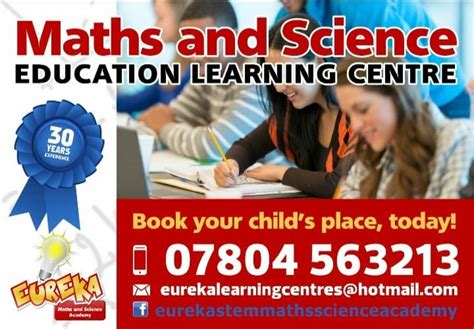 Our Eureka Stem Maths And Science Academy Gcse Learning Centres Will Be