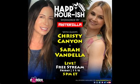 Sarah Vandella To Appear On Exxxoticatvs Happy Hour Ish Today Avn