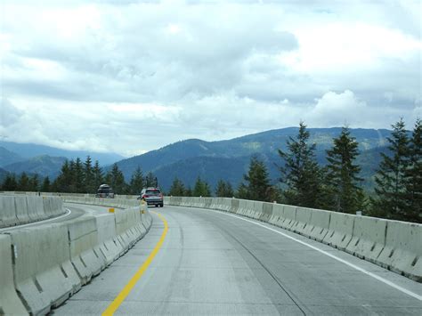 Idaho Interstate 90 Westbound Cross Country Roads