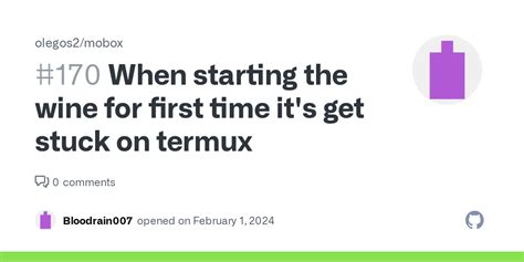 When Starting The Wine For First Time It S Get Stuck On Termux Issue