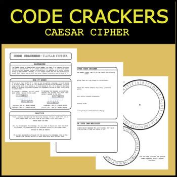 Code Crackers Caesar Cipher By Brains Loading Please Wait TpT