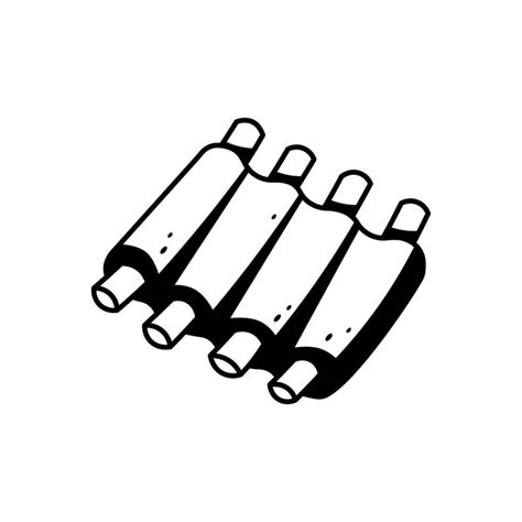 Beef Ribs Vector Isolated On White Background 28700884 Vector Art At