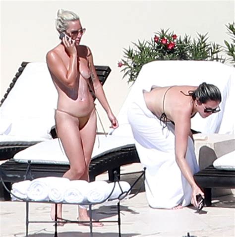 Lady Gaga Topless By The Pool In Mexico Taxi Driver Movie