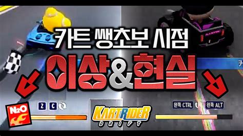 뉴비 입장 카트 어려운 이유🥲 쌩초보 성장일지 카트라이더 드리프트 Kartrider Drift Youtube