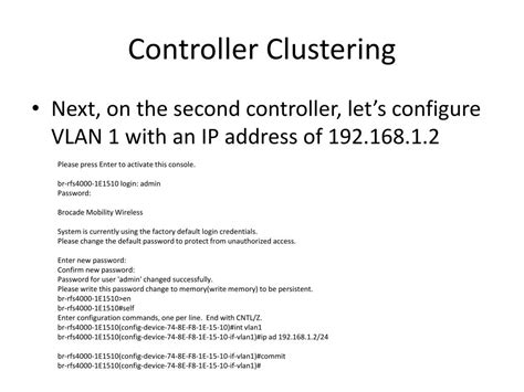 ppt controller clustering powerpoint presentation free download id