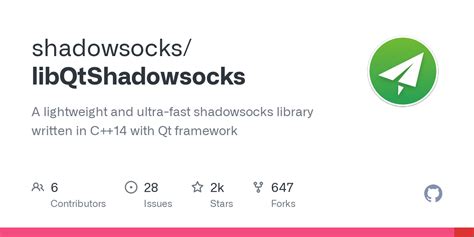 GitHub Shadowsocks LibQtShadowsocks A Lightweight And Ultra Fast Shadowsocks Library Written