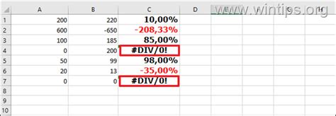 How To Calculate Percentage Change Between Two Numbers In Excel WinTips Org