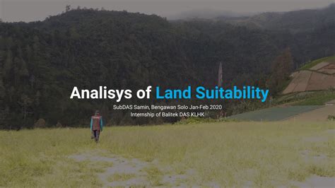 Land Suitability Analysis