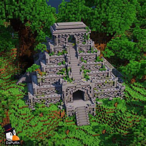 Forest Temple Minecraft Minecraft Minecraft Architecture Minecraft