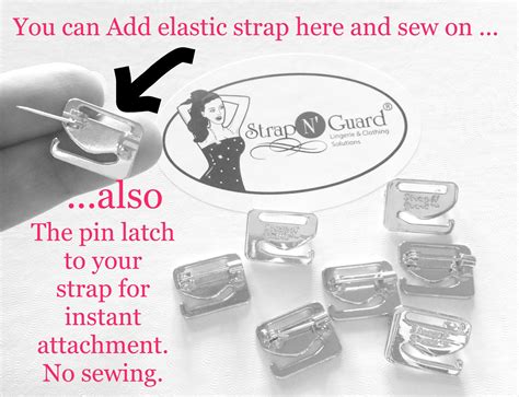 No Sew Metal Swan Hooks Clips Clasp Pin Latch For Swim Straps Bras