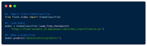 video understanding made simple with pytorchvideo and lightning flash