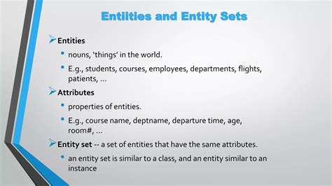 Conceptual Modeling Of Data Ppt
