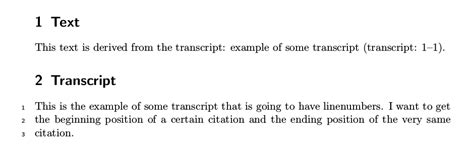cross referencing comparing linenumbers derived from linelabel as