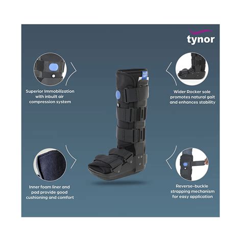 Tynor Walker Boot Air Long D 51 Small Cureka