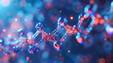 A Mesmerizing Abstract Representation Of Molecular Bonds Showcasing