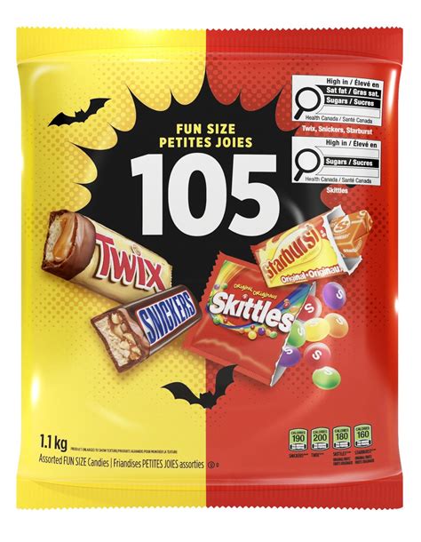 Mars Mixed Chocolate And Candy Bag With Snack Size Bars 11 Kg 105 Pk