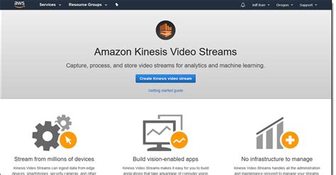 Amazon Kinesis Video Streams 시각 지원 앱을 위한 서버리스 비디오 수집 및 저장 Amazon