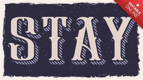 Stay Fuente Del Tatuaje Generador De Efectos De Texto