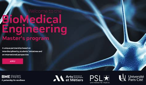 Bme Paris Biomedical Engineering Masters Program Gradmap Philippines