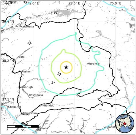 Very Strong And Shallow M6 8 Earthquake Hits Tajikistan The Watchers