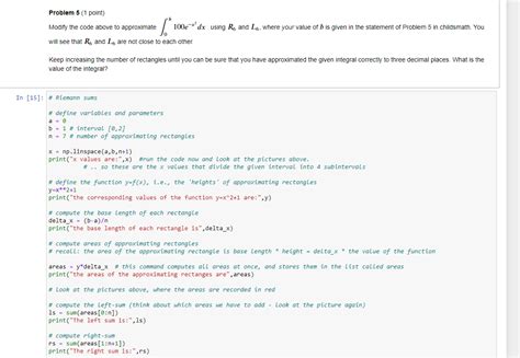 Solved Problem Point Modify The Code Above To Chegg Com