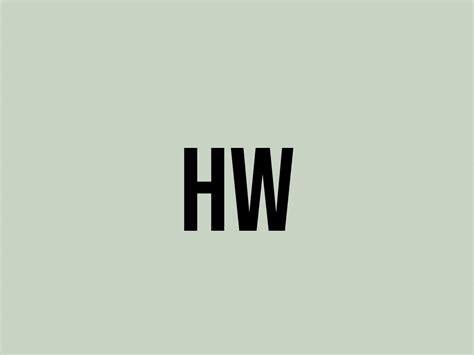 What Does Hw Mean Meaning Uses And More Fluentslang