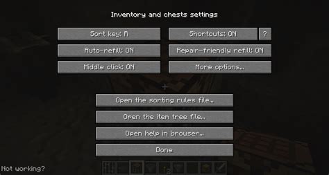 Inventory Tweaks Minecraft Mods