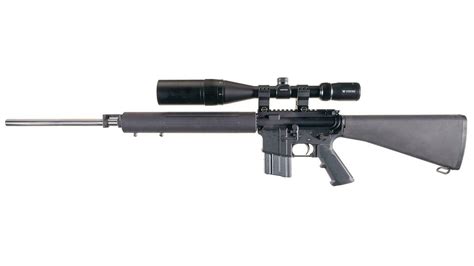 Colt Car A3 Hbar Elite Semi Automatic Rifle With Scope Rock Island Auction