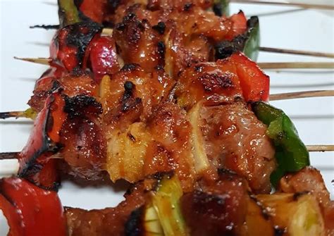 Resep Barbeque Grill Beef Skewer With Chef Sauce Oleh Yohana Dian Cookpad