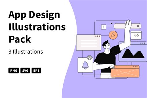 Premium App Design Illustration Pack From Design And Development