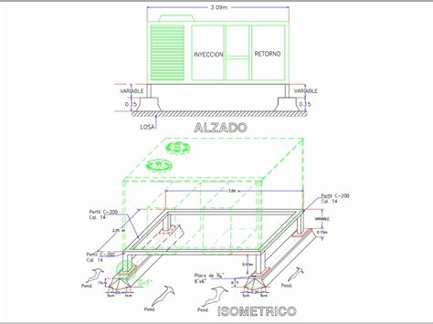 Equipo De Aire Acondicionado En AutoCAD CAD 68 11 KB Bibliocad