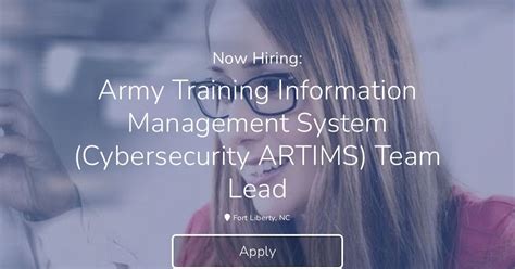 Army Training Information Management System Cybersecurity Artims Team Lead At Zantech