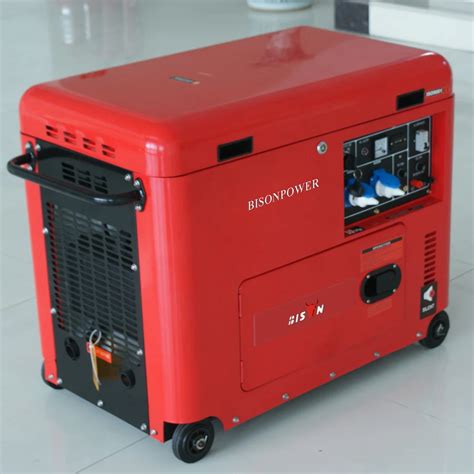 Taizhou Super 6kva Silencioso Generación De Energía Del Dínamo De