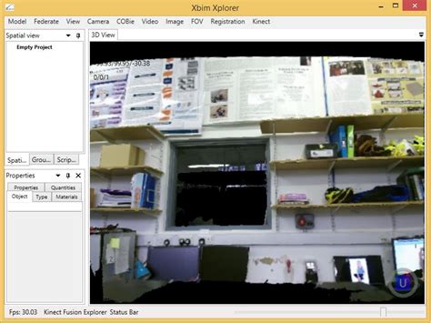 integration of kinect fusion to xbimxplorer left full augmented