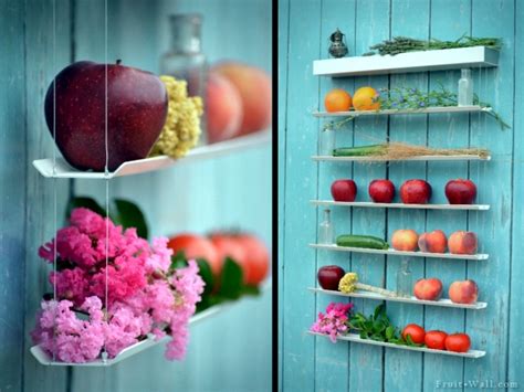 Organize Practical Wall Shelf For Fruits And Vegetables Clearly