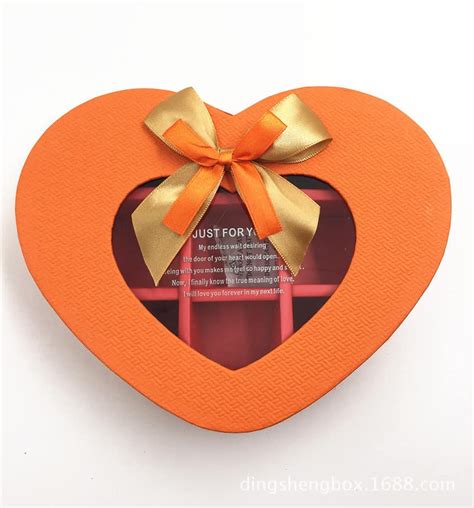 Empty Heart Shaped Chocolate Box