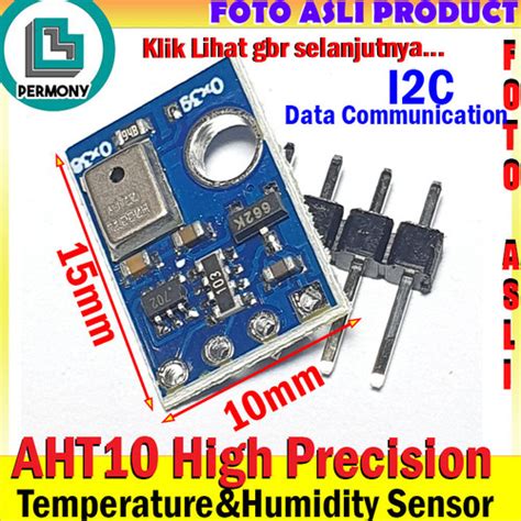 Jual Aht Sensor Temperature Humidity High Precision Suhu Kelembaban