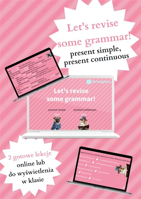Lets Revise Some Grammar Present Simple And Present Continuous