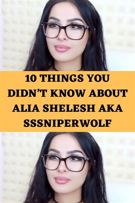 10 Things You Didnt Know About Alia Shelesh Aka Sssniperwolf Tvovermind Sssniperwolf Life