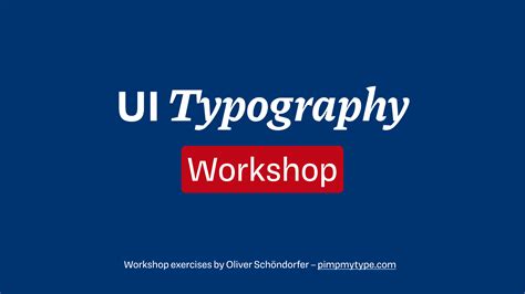 UI Typography Exercises Figma