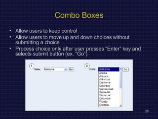 Accessible Java Application User Interface Design Guidelines PPT