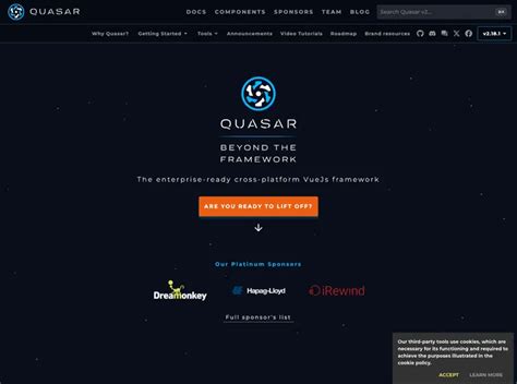 Quasar Starter Kit Ui By Quasarframework A Undefined Template Built At Lightspeed