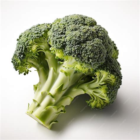 Premium Ai Image Create A Detailed Image Of A Single Broccoli Head